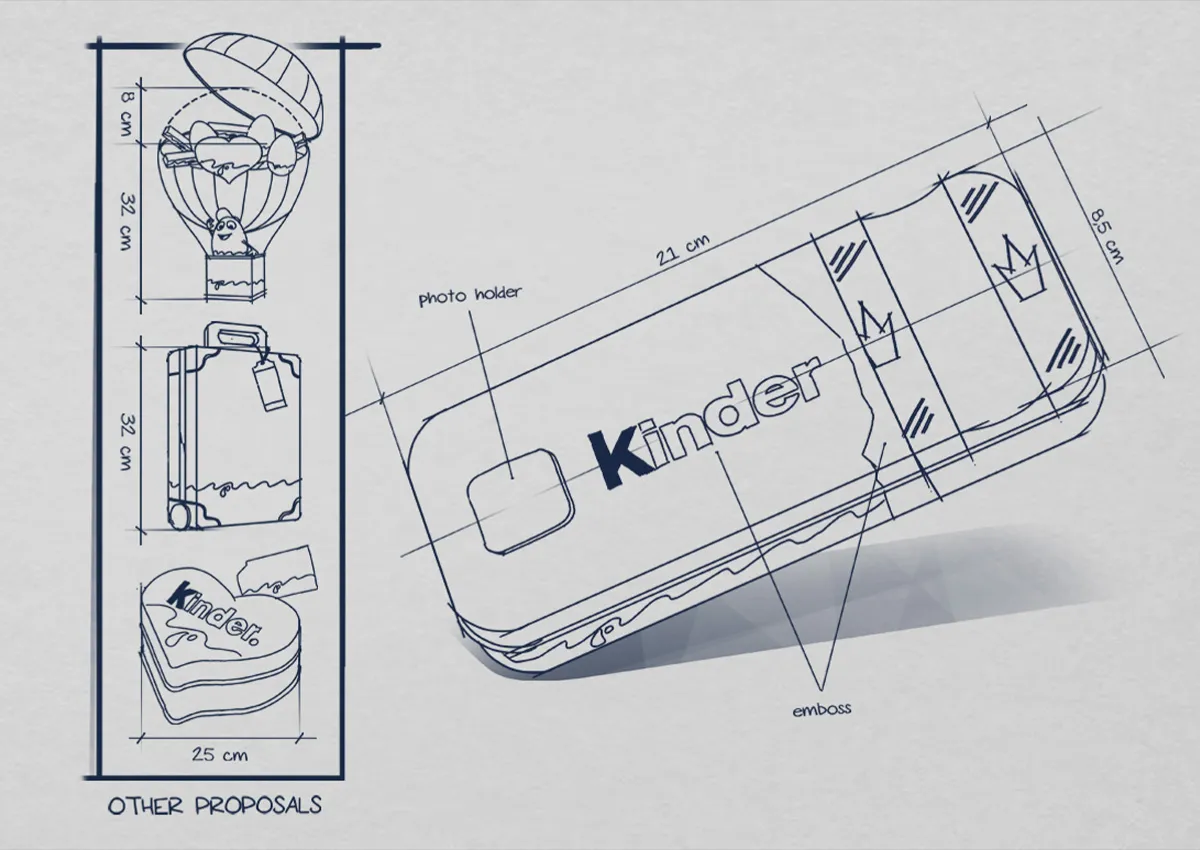 Kinder Chocolate Pencil Case - Spider | Communication Agency
