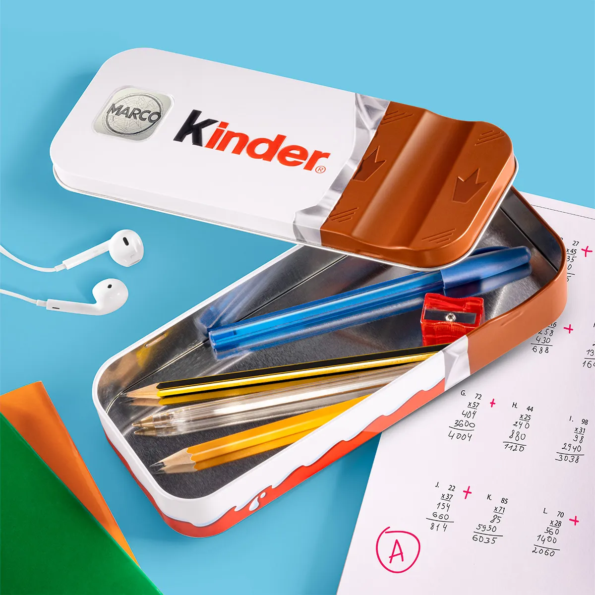 Kinder Chocolate Pencil Case - Spider | Communication Agency