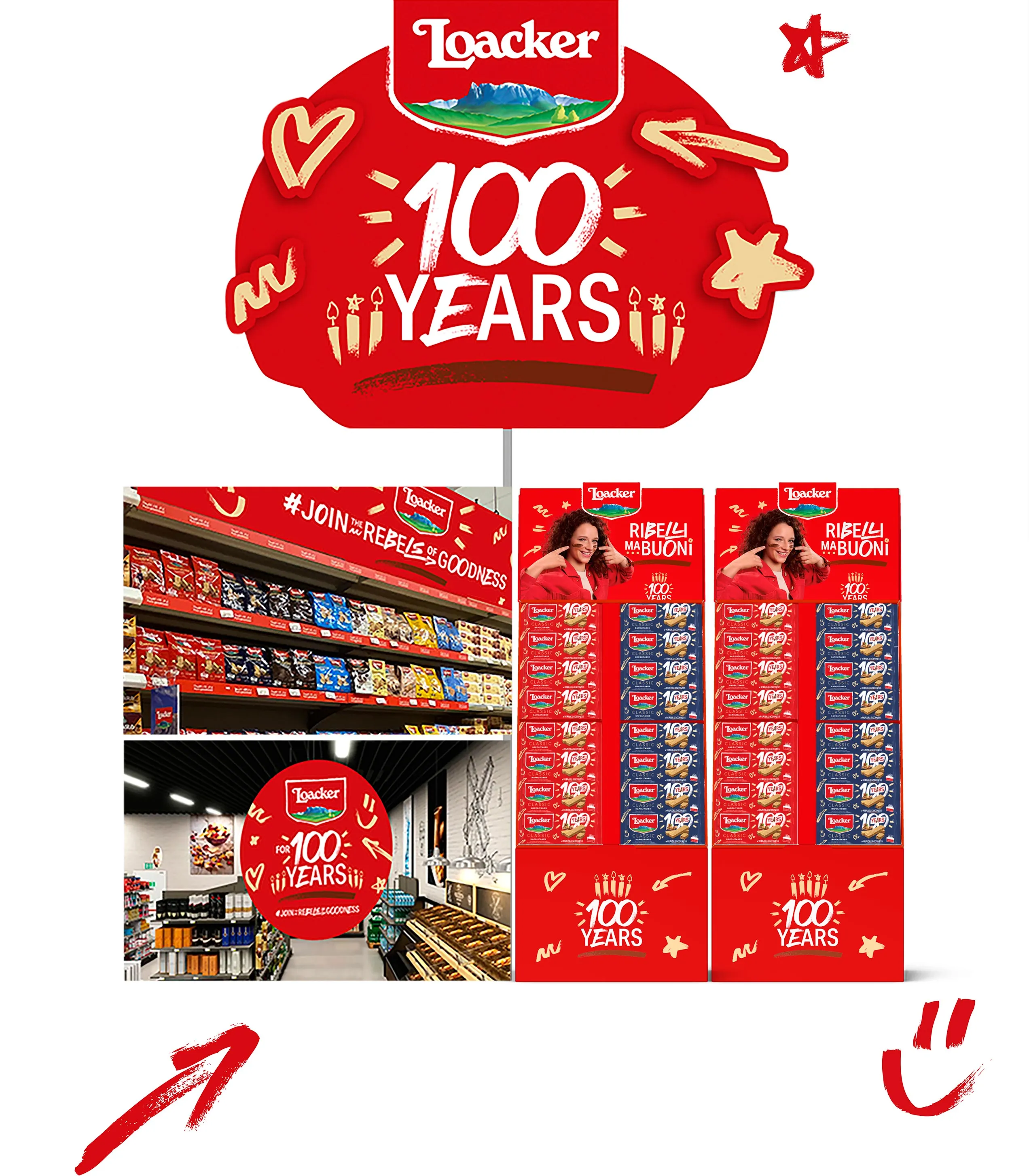 Loacker Rebels of Goodness - Spider | Communication Agency